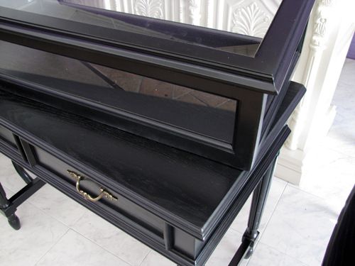 【CKJC-191 小ぶりなショーケース】アンティーク調黒輸入家具 品のある店舗什器: アンティーク調輸入家具専門店 クラシックデモダン 店長 ...